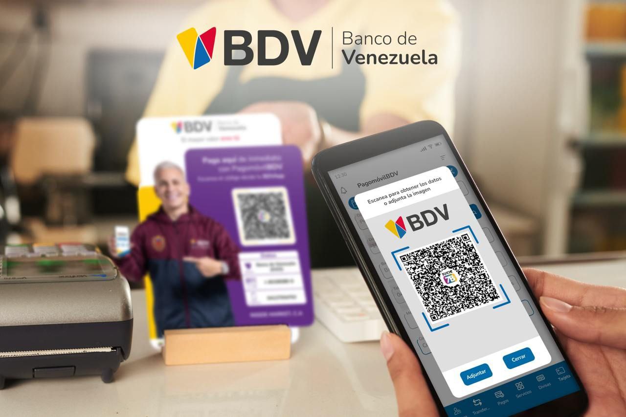 PagomóvilBDV con QR impulsa a los comercios – Banco de Venezuela
